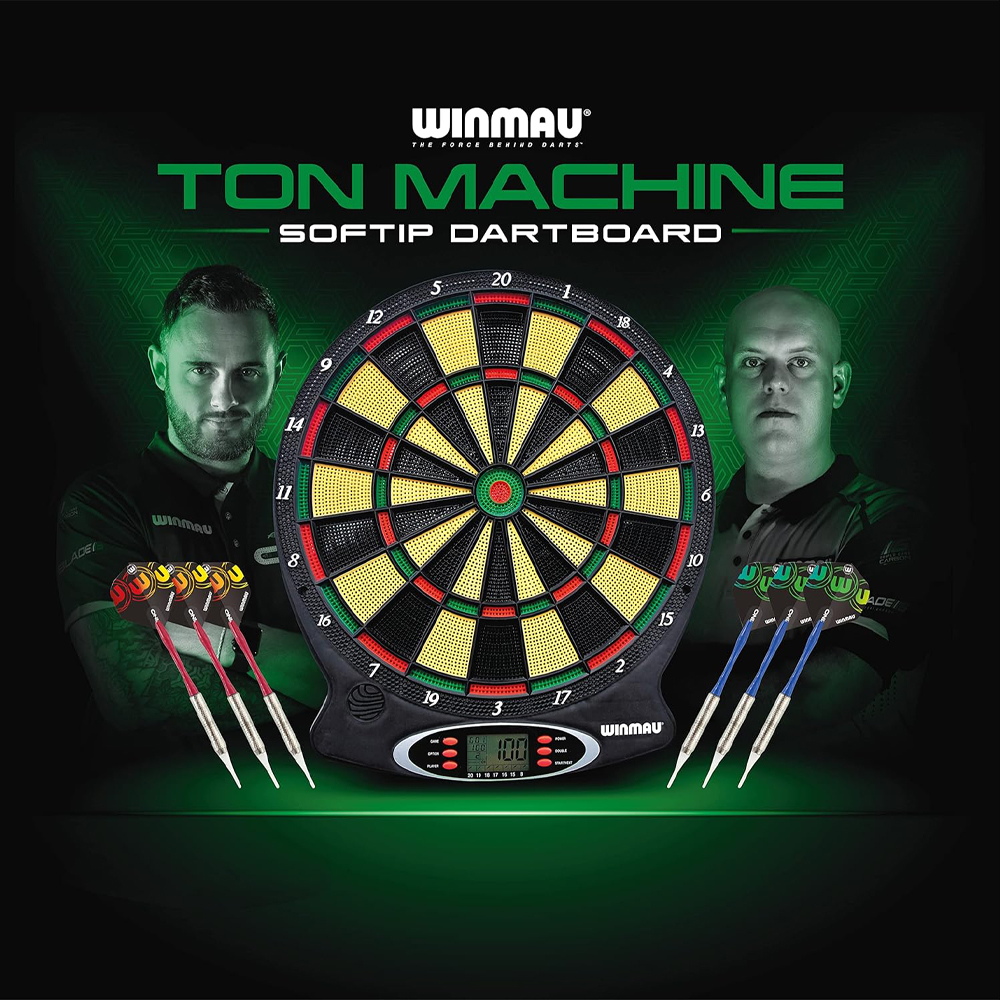 Dianas Winmau Ton Machine Electrónica Para dardos Con Punta Plástica ...